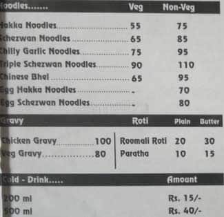 Menu at Blu Ginger, Navi Mumbai, 22