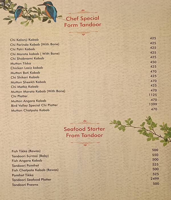 Menu at Bird Valley Bar And Restaurant Pimple Saudagar, Pimpri ...