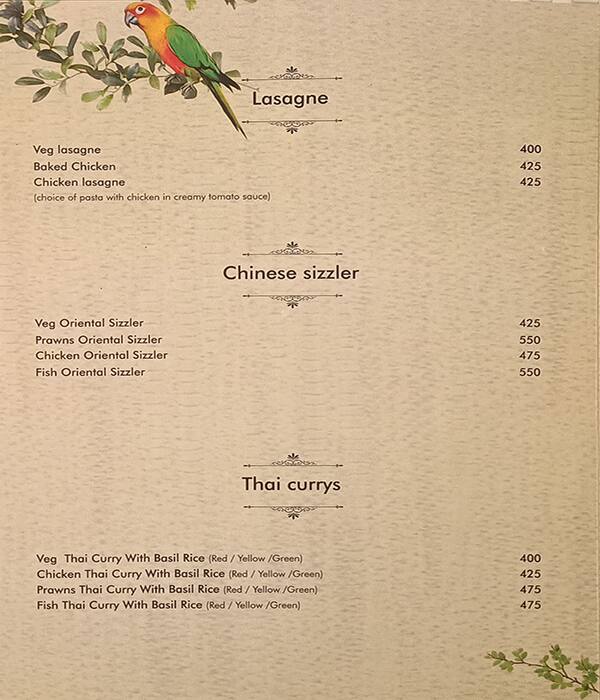 Menu at Bird Valley Bar And Restaurant Pimple Saudagar, Pimpri ...