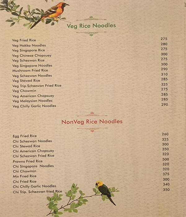 Menu at Bird Valley Bar And Restaurant Pimple Saudagar, Pimpri ...