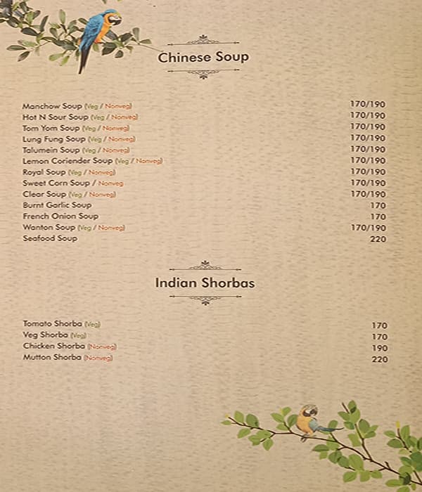 Menu at Bird Valley Bar And Restaurant Pimple Saudagar, Pimpri ...