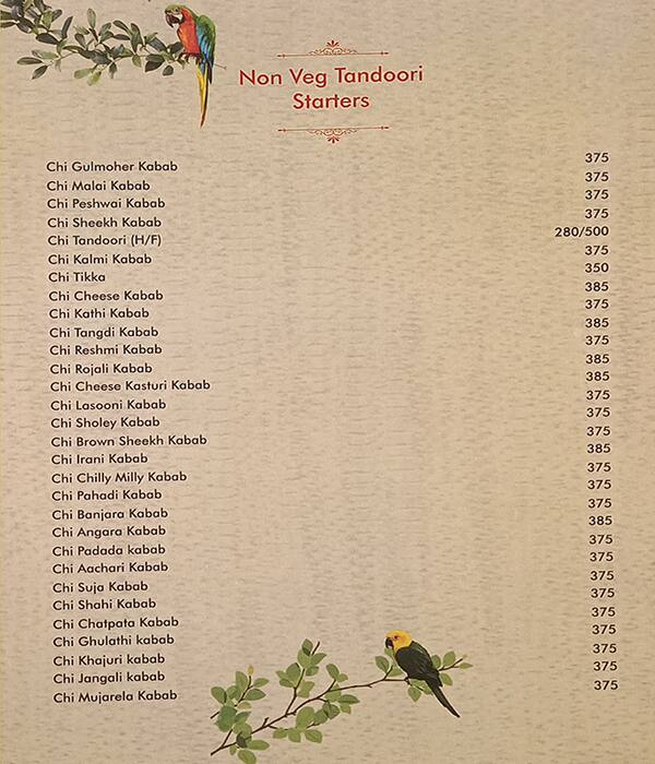 Menu at Bird Valley Bar And Restaurant Pimple Saudagar, Pimpri ...