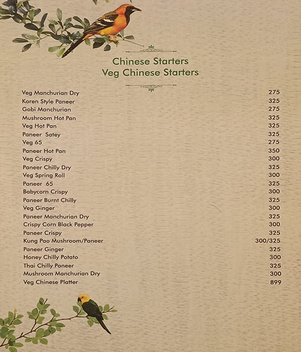 Menu at Bird Valley Bar And Restaurant Pimple Saudagar, Pimpri ...