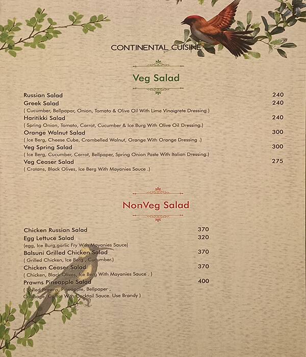 Menu at Bird Valley Bar And Restaurant Pimple Saudagar, Pimpri ...