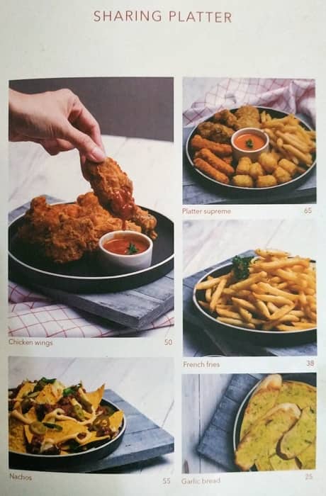 Menu at Delico cafe, Jakarta, Summitmas Tower