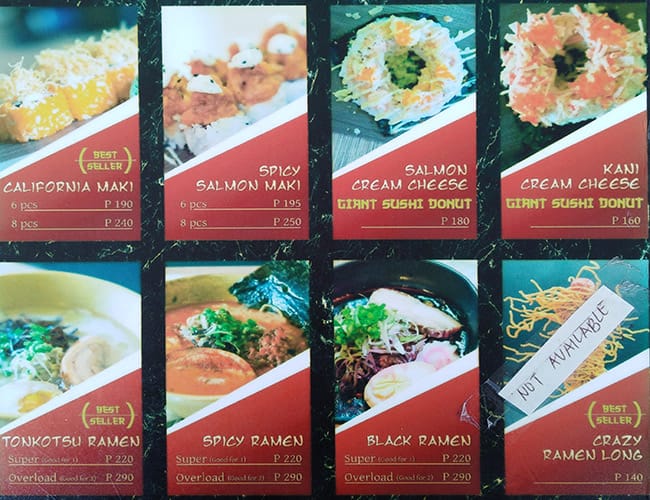 Menu at Above Sea Level by Baypoint restaurant, Muntinlupa, Second ...