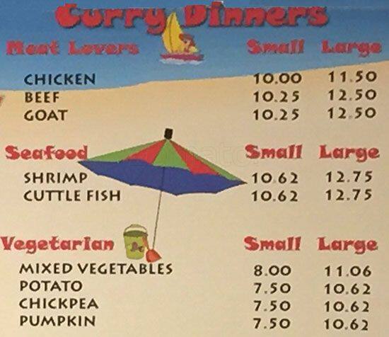 Menu at D Hot Shoppe restaurant, Burlington