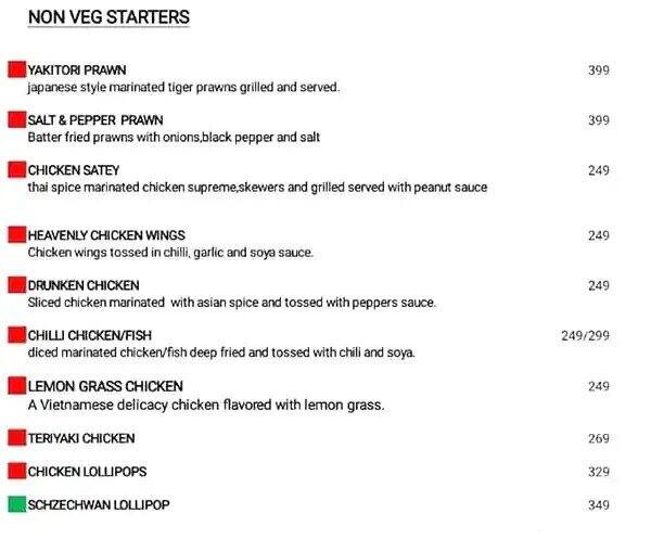 Menu at Arch Cafe - Kothapet, Hyderabad