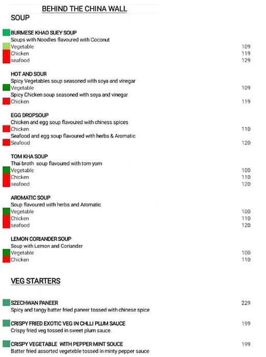 Menu at Arch Cafe - Kothapet, Hyderabad