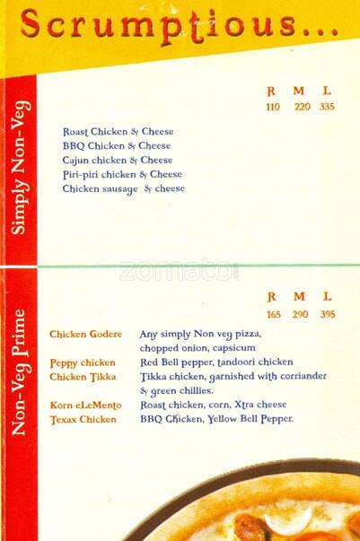 Menu at Hungry House, Mumbai