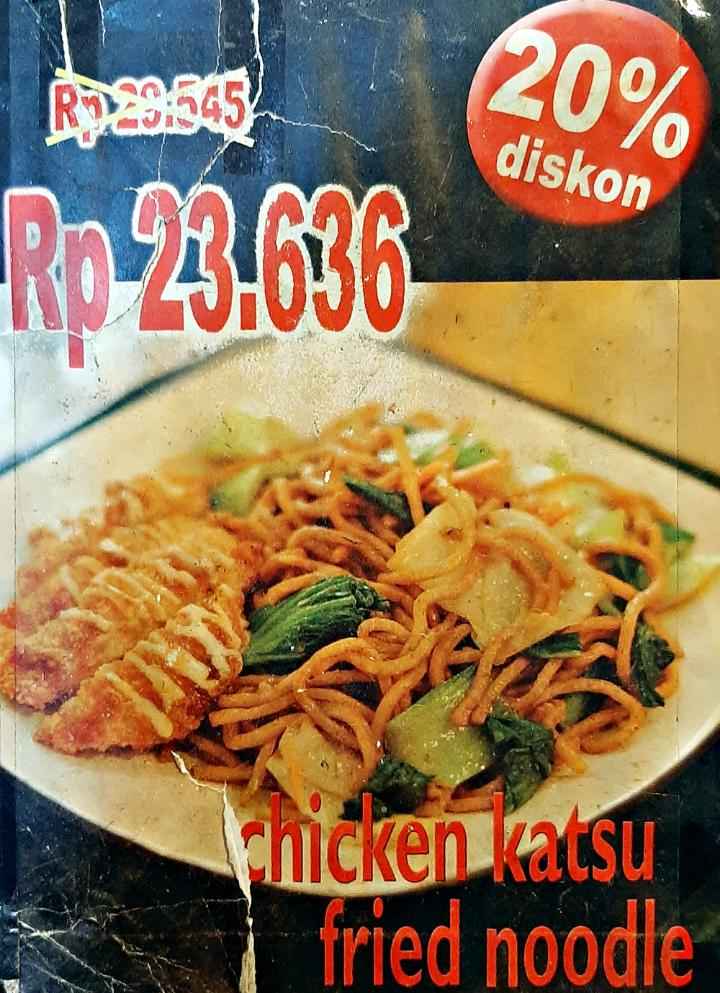 Menu at Koi Express Teppanyaki restaurant, Jakarta, ITC Permata Hijau