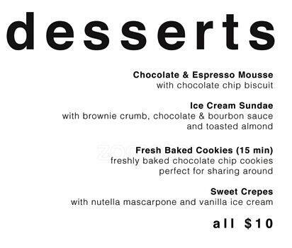 Menu at Caffeine Laboratory cafe, Christchurch, 1 New Regent Street