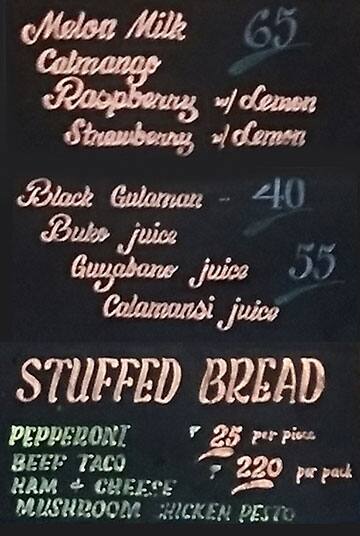 Menu at Urban Grind cafe, Quezon City, Times Square Ave
