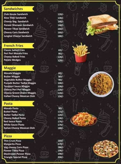 Menu of Triangle Cafe, Bapunagar, Ahmedabad
