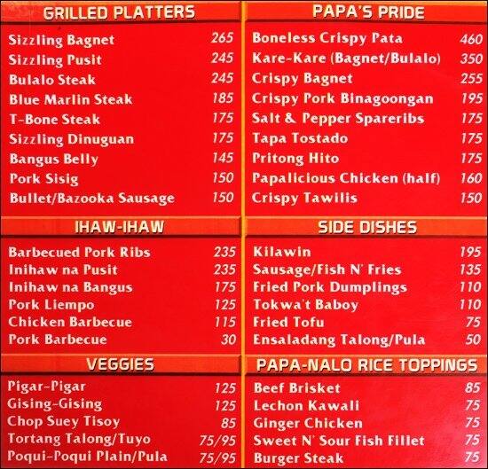 Papa Prito, Tagaytay City, Tagaytay City - Zomato Philippines