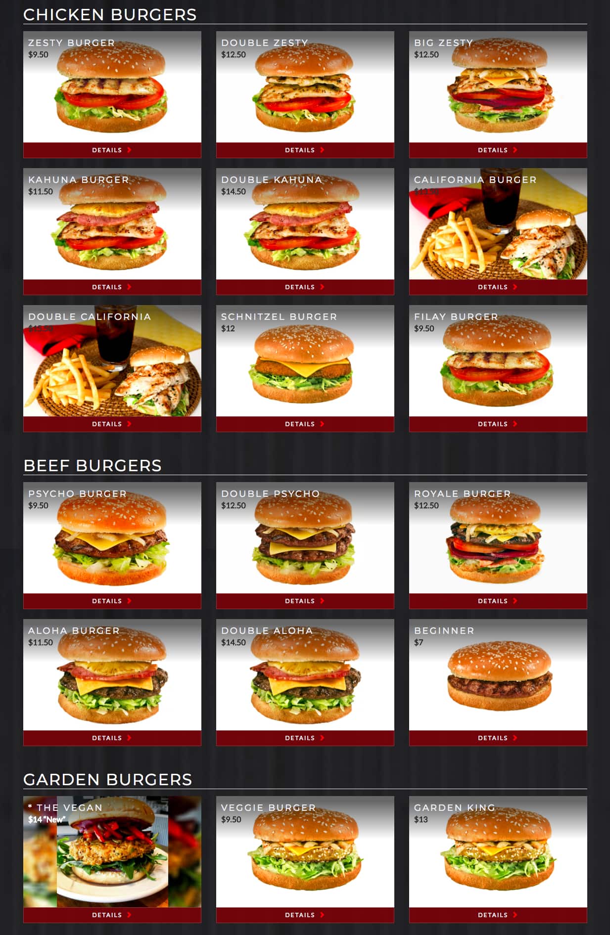 Menu at Psycho Chicken fast food, Roseville