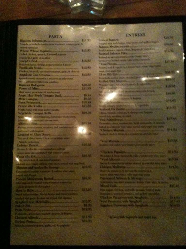 Menu at Babymoon Cafe, Morrisville