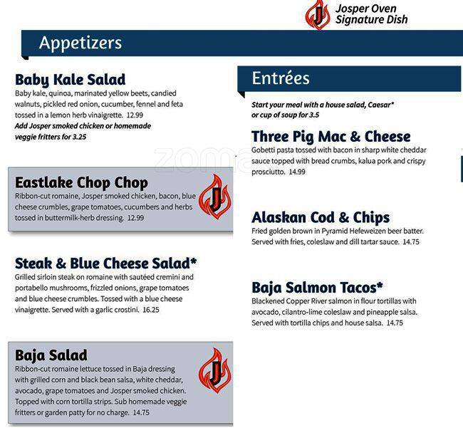 Menu at Maple Valley Bar & Grill, Maple Valley