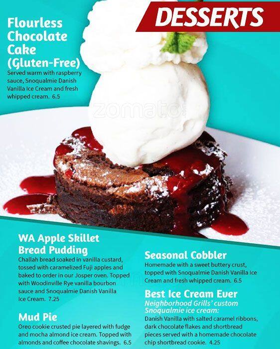 Menu at Maple Valley Bar & Grill, Maple Valley
