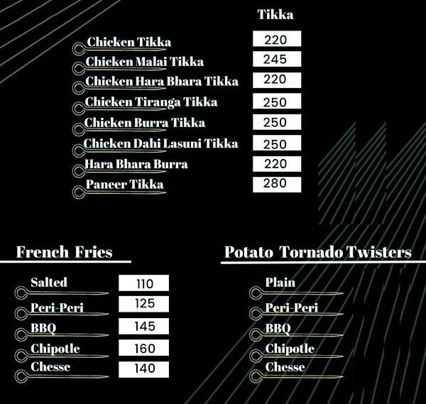 Menu of Al - Anwar The Tikka Shop, Byculla, Mumbai