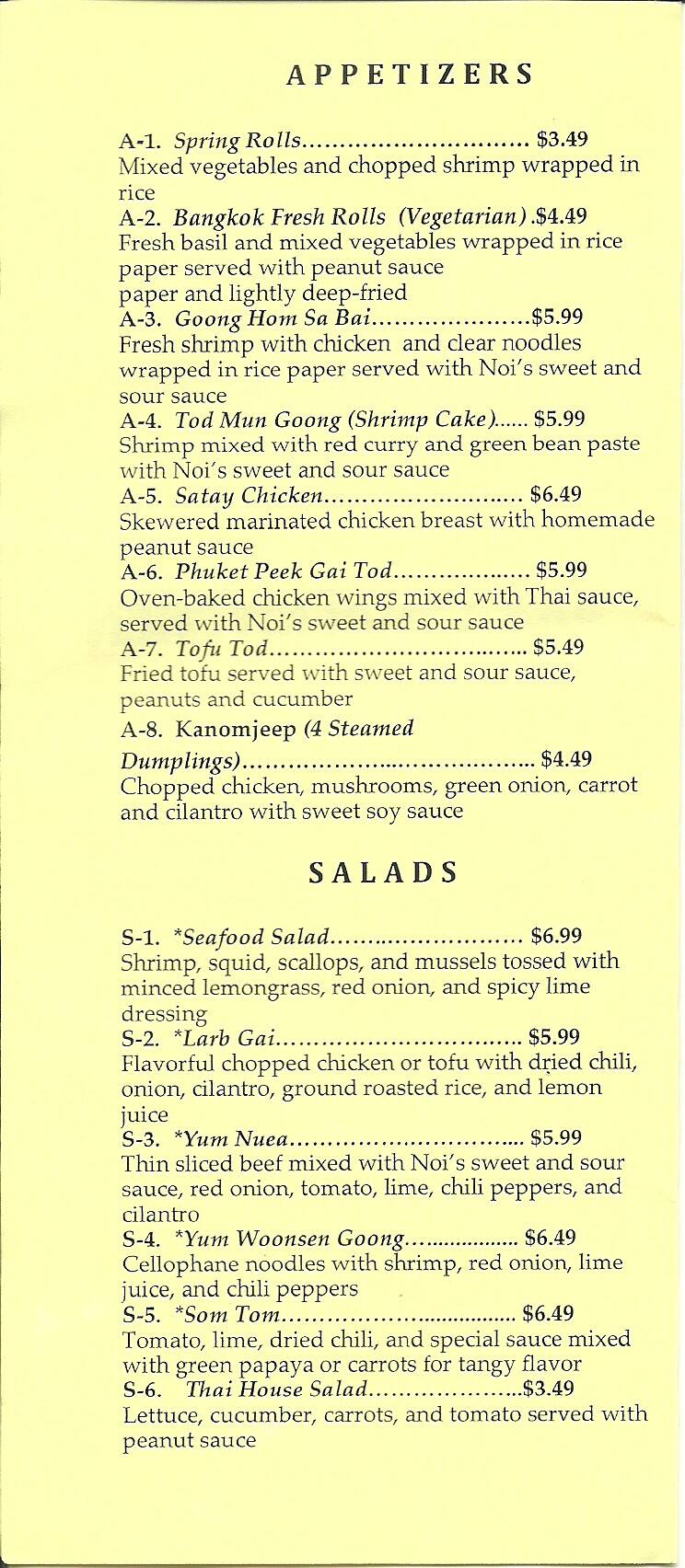 Baan Thai Cuisine Menu Menu For Baan Thai Cuisine South Asheville Asheville Urbanspoonzomato