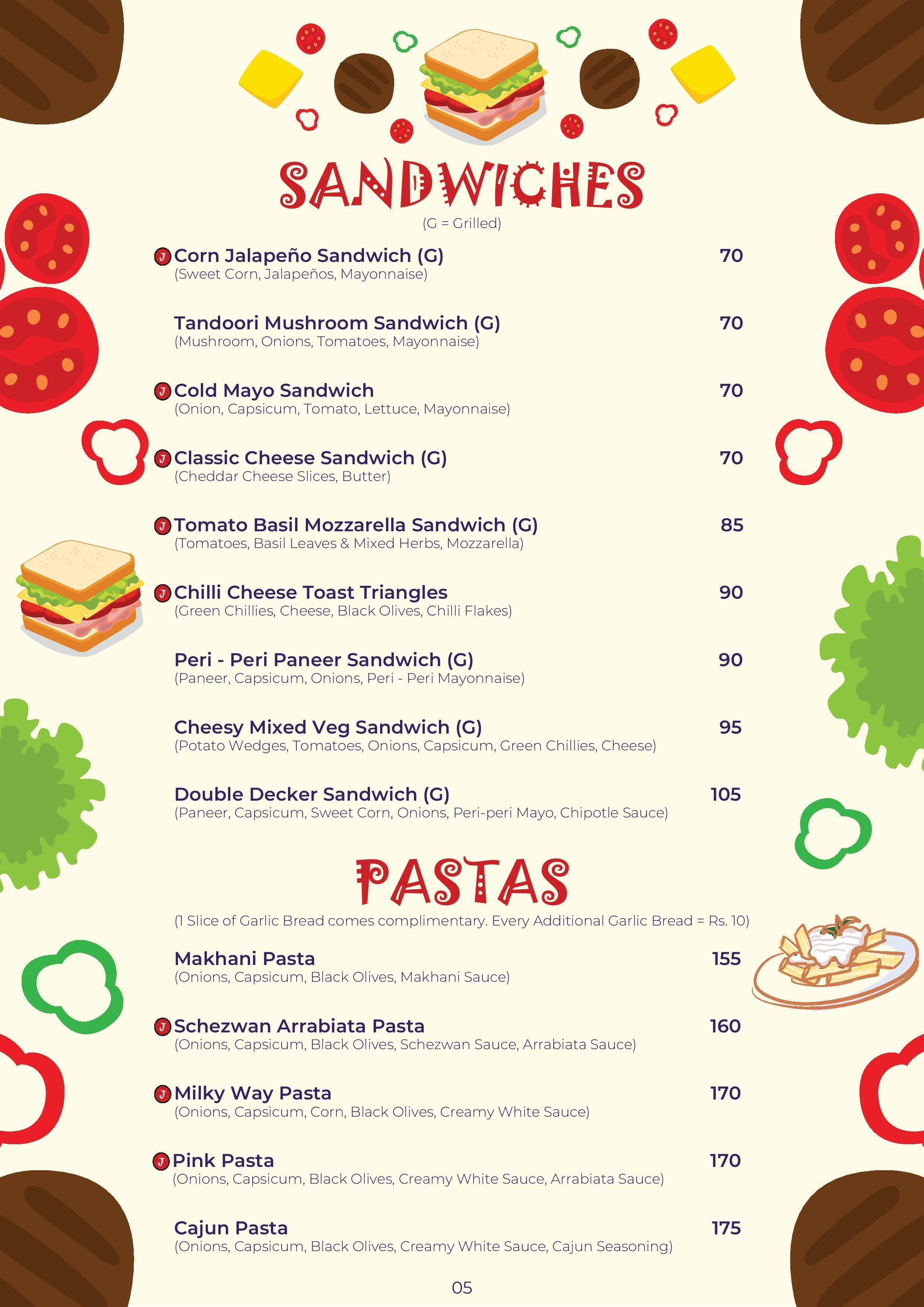 Menu at Gameistry Entertainment (Board Game Cafe), Chennai