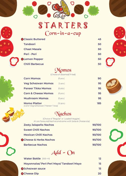 Menu at Gameistry Entertainment (Board Game Cafe), Chennai