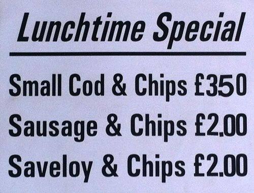 Menu at Surbiton Fish & Chips fast food, Surbiton