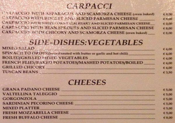 Menu da The Kitchen Milano pizzeria, Milano, Via Domenico Scarlatti