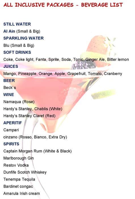 XO Bar - Hilton Ras Al Khaimah Resort & Spa Menu - Zomato