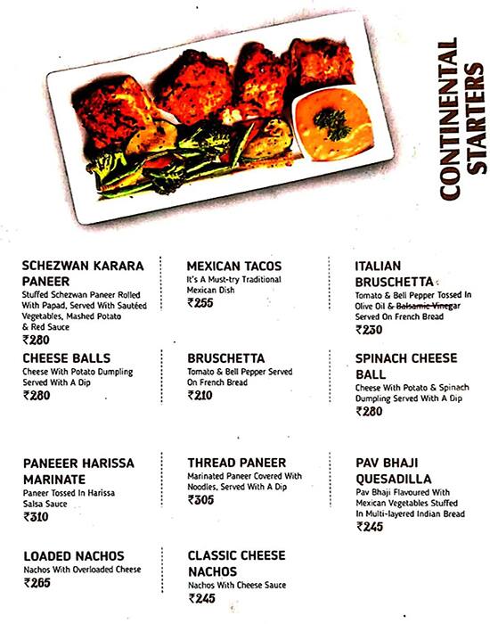 Menu at Angat 22 The Restaurant & Banquet, Ahmedabad, 1st Floor