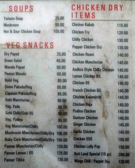 Roti Land Menu, Menu for Roti Land, Kengeri, Bangalore - Zomato