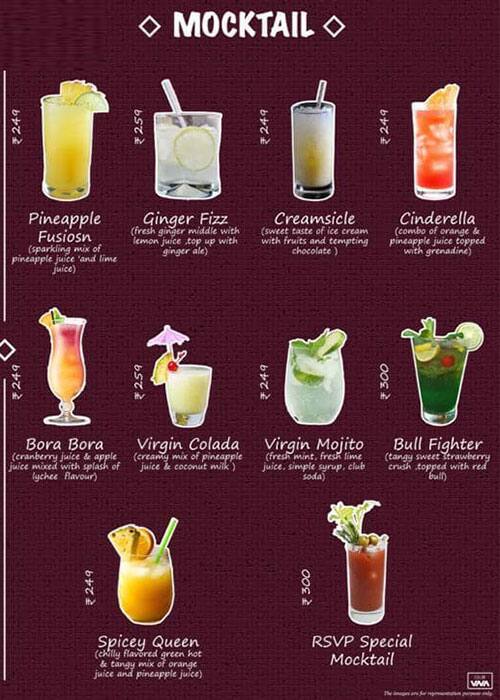 Menu at RSVP NAGPUR(Restro-bar,Rooftop & Rooms), Nagpur