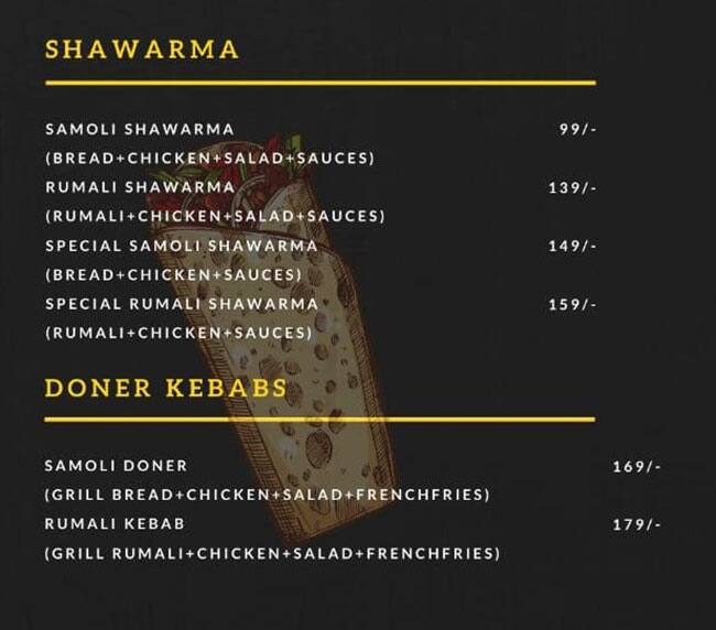 Menu of Barbeque Heaven, Vanasthalipuram, Hyderabad