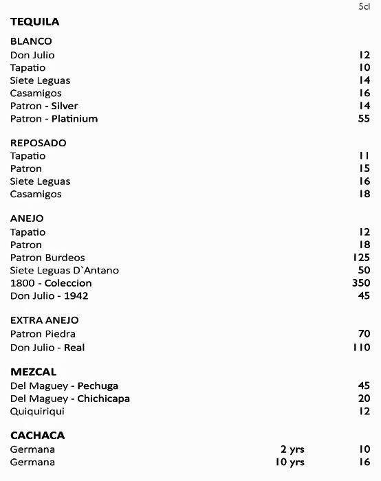 Menu at Il Ristorante at the Bulgari Hotel restaurant, London, 171 ...