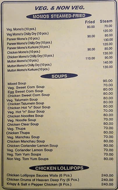 The Golden Hut Menu, Menu for The Golden Hut, Lajpat Nagar 4, New Delhi ...