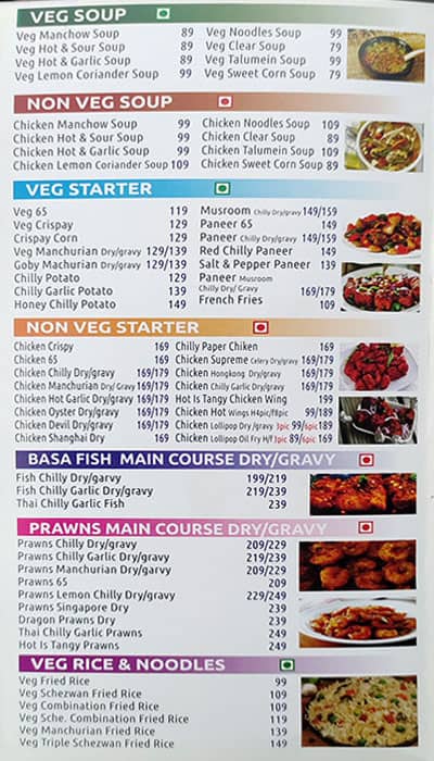 Menu at Supreme Pizza, Mumbai