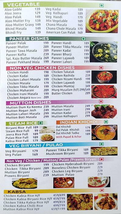 Menu at Supreme Pizza, Mumbai