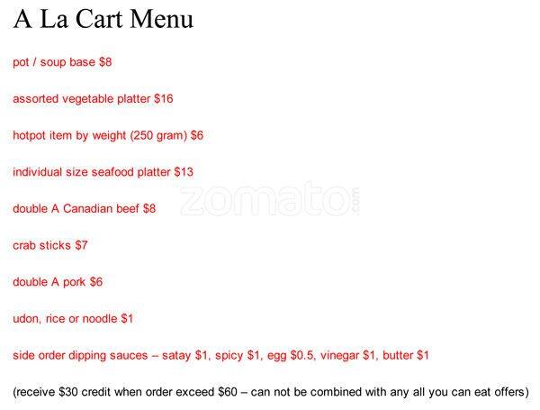 Posh Menu, Menu for Posh, South Burnaby, Burnaby - Urbanspoon/Zomato
