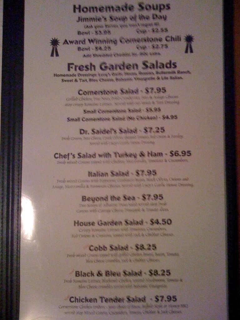 Menu at Jimmie's Ladder 11 pub & bar, Dayton, 936 Brown St