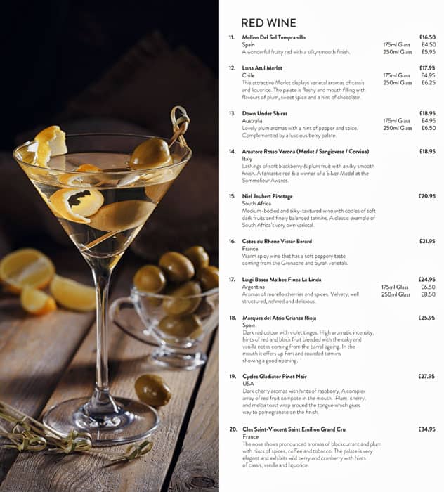 Menu at Suburban Green restaurant, Wilmslow