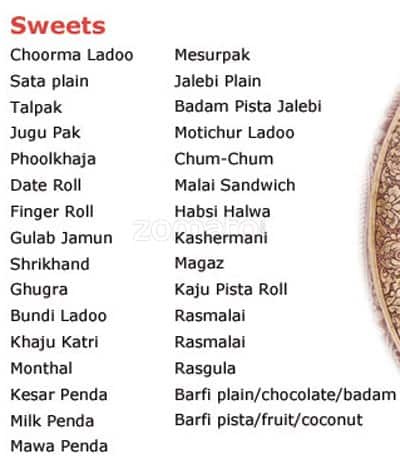 Menu at Natraj fast food, Harrow, 341 Northolt Road