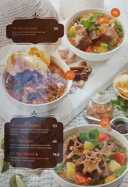 Menu at Dapur Solo - Summarecon Mall Serpong restaurant, Tangerang