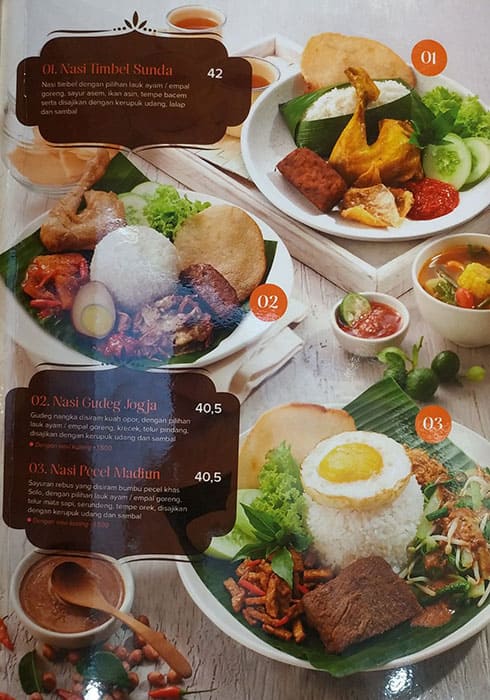 Menu at Dapur Solo - Summarecon Mall Serpong restaurant, Tangerang