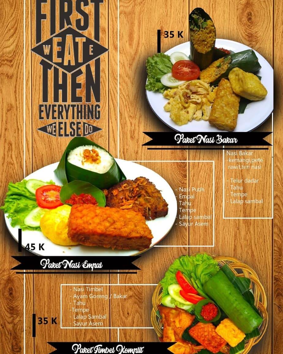 Menu at Asinan Sedap Gedung Dalam restaurant, Bogor, Jl. Raya Pajajaran ...