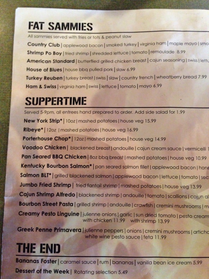 Menu at Hebron Grille pub & bar, Hebron