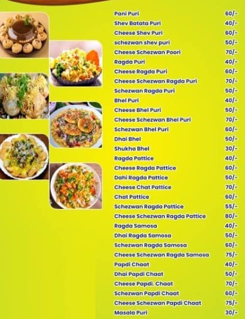 Menu of Gagangiri Fast Food, Bhandup, Mumbai