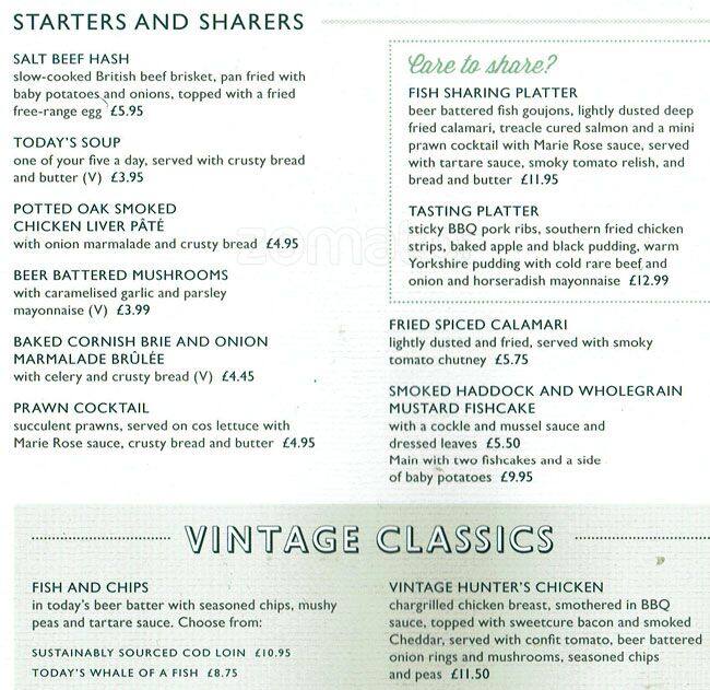 Menu at The Three Jolly Wheelers pub & bar, Woodford