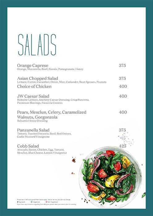 Menu at UNO Izakaya - JW Marriott, Bengaluru