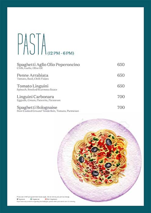 Menu at UNO Izakaya - JW Marriott, Bengaluru